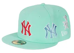 Supreme New York Yankees Kanji New Era Fitted Cap - Navy Blue